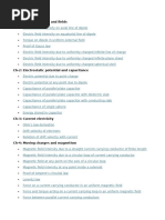 AP Physics 2 Cheat Sheet 2023 | PDF | Capacitance | Force