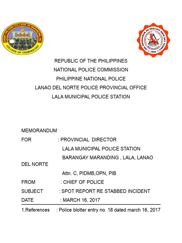 Spot Report | PDF | Politics | Social Science