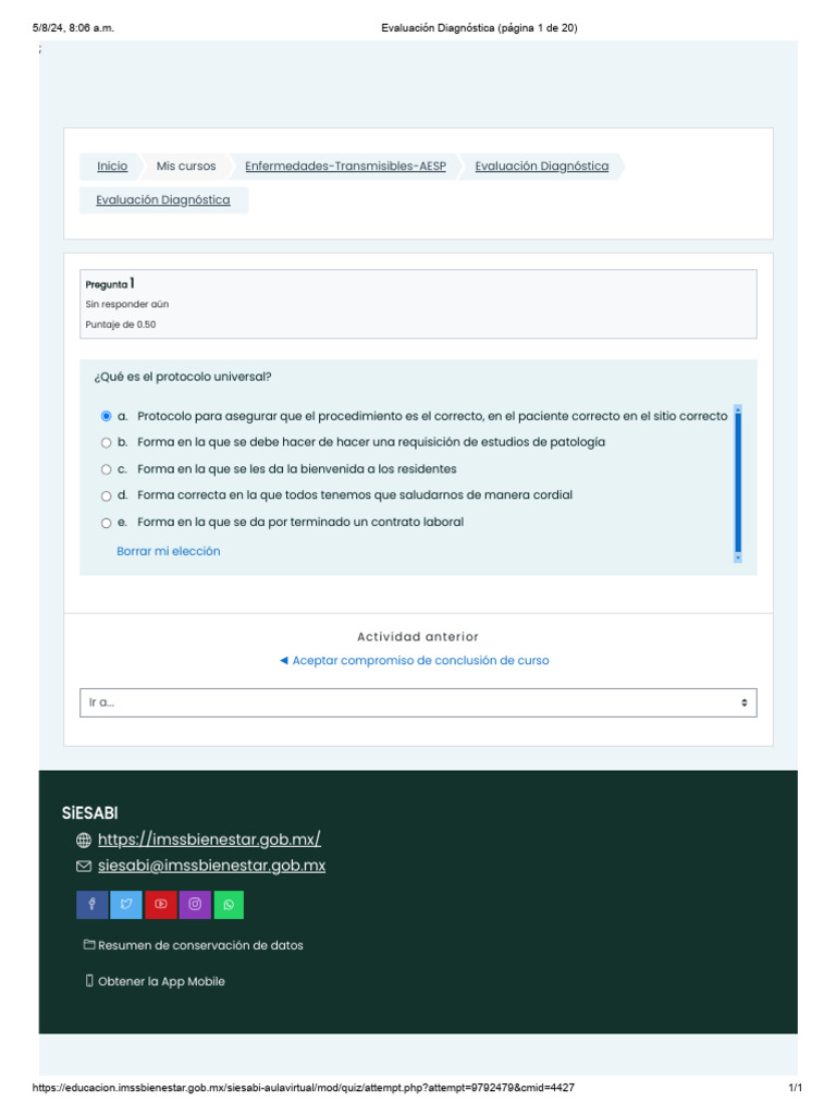Evaluación Diagnóstica AESP | PDF | Evaluación | Metodología de encuesta