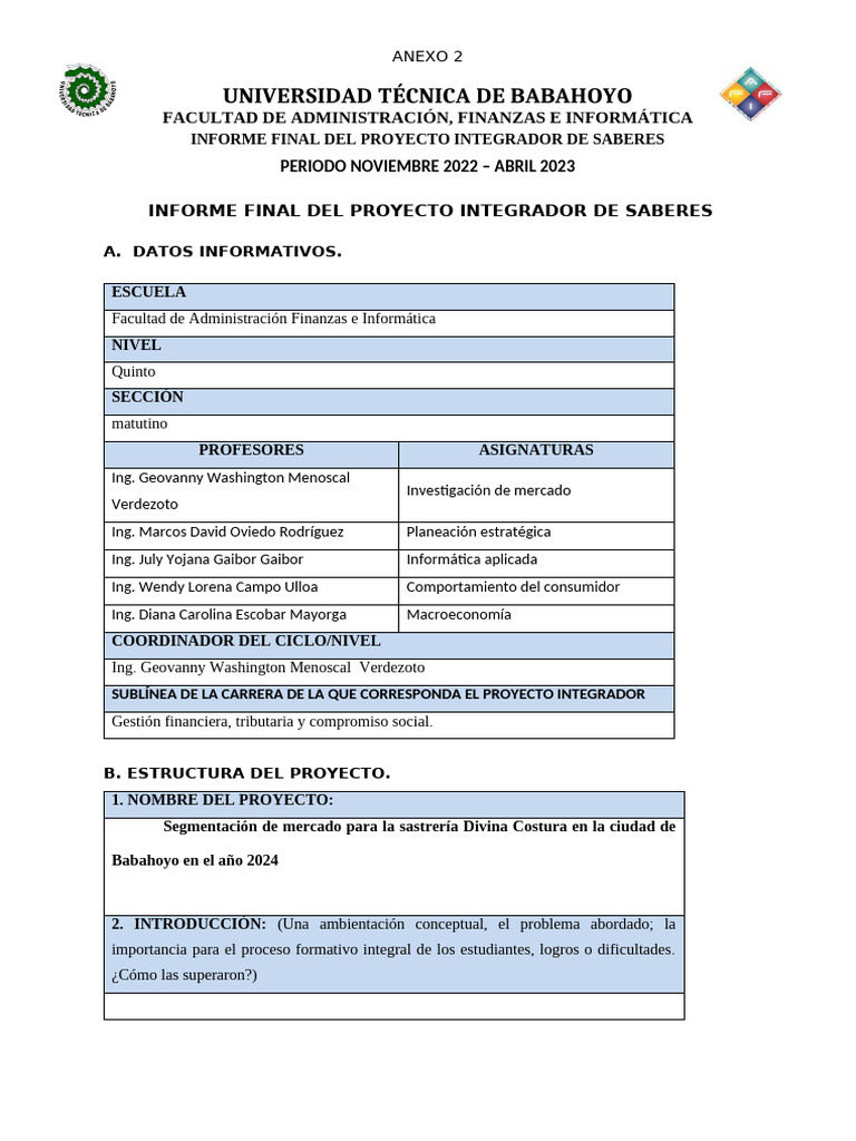 PROYEctar | PDF | Los consumidores | Marketing