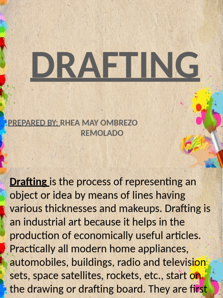 Types of Drafting Explained | PDF | Art