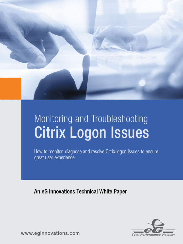 EG Monitoring Troubleshooting Citrix Logon Performance | PDF | Group Policy | Citrix Systems