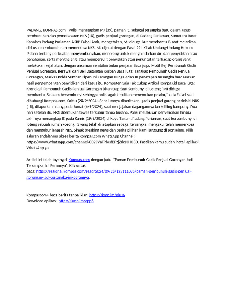 Karisma Berita Pembunhan | PDF