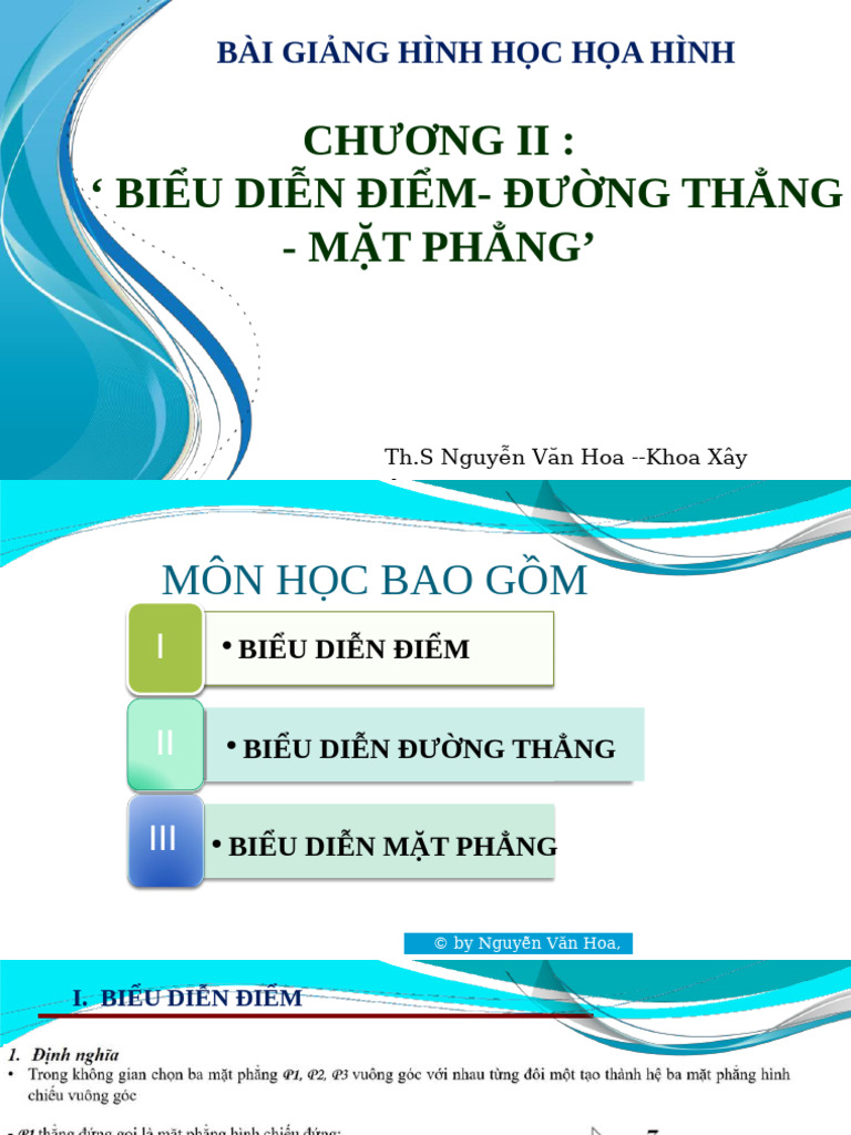 Mo Dau - Chuong II-bieu Dien Diem | PDF