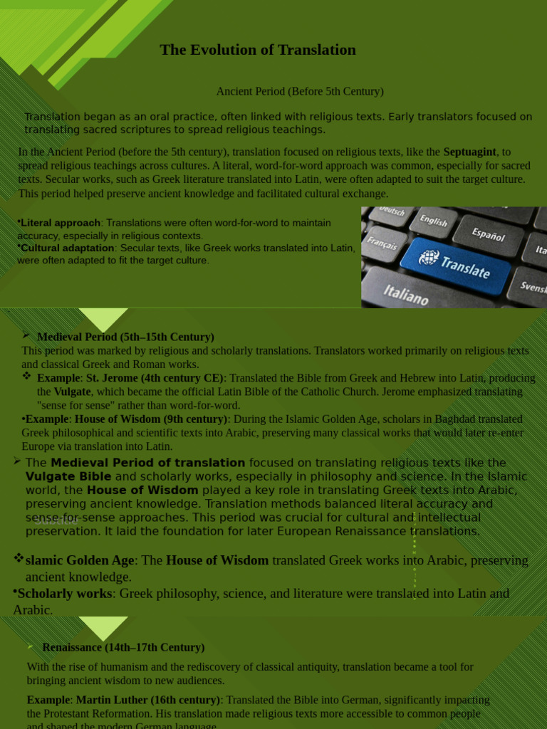 Presentation of Translation Studies 2 | PDF | Translations | Bible