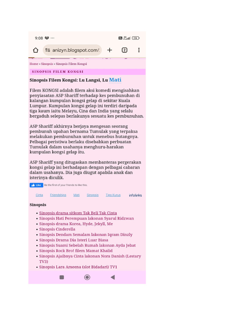 Kongsi Sinopsis | PDF