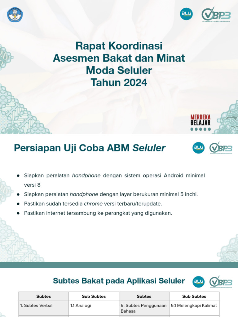 Aplikasi ABM Mobile Client 2024 | PDF
