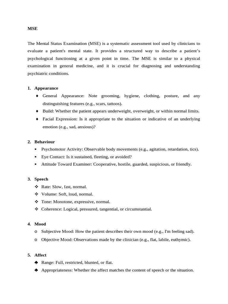 MSE Notes | PDF | Thought | Neuroscience