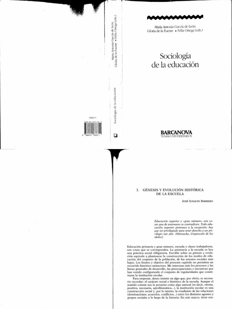 Genesis y Evolucion Historica de La Escu | PDF