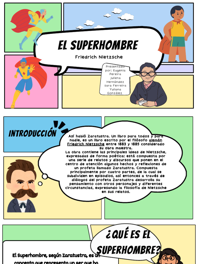 El Superhombre PDF | PDF | Así habló Zarathustra | Friedrich Nietzsche