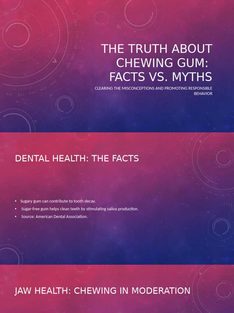 Chewing Gum Presentation v2 | PDF | Wellness