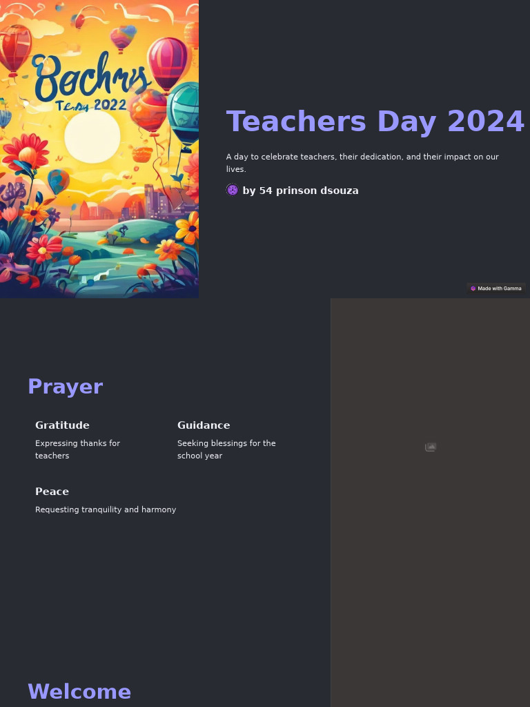Teachers Day 2024 | PDF