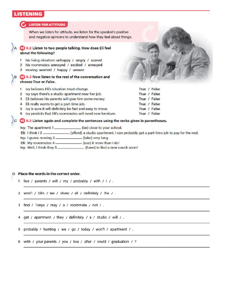 Unit 9 - Lesson 2 - Listening - Grammar | PDF