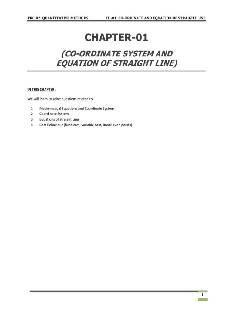 RISE QM MCQs Ch#01 | PDF