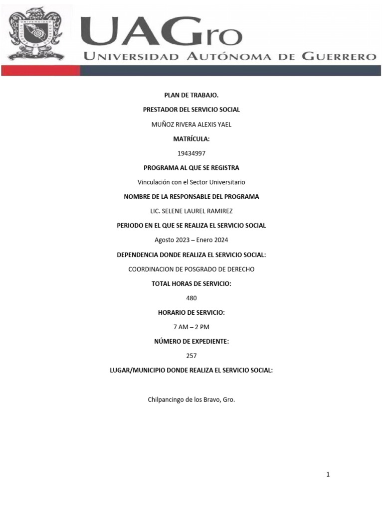 Plan de Trabajo Prácticas Profesionales | PDF | Enseñando | Aprendizaje