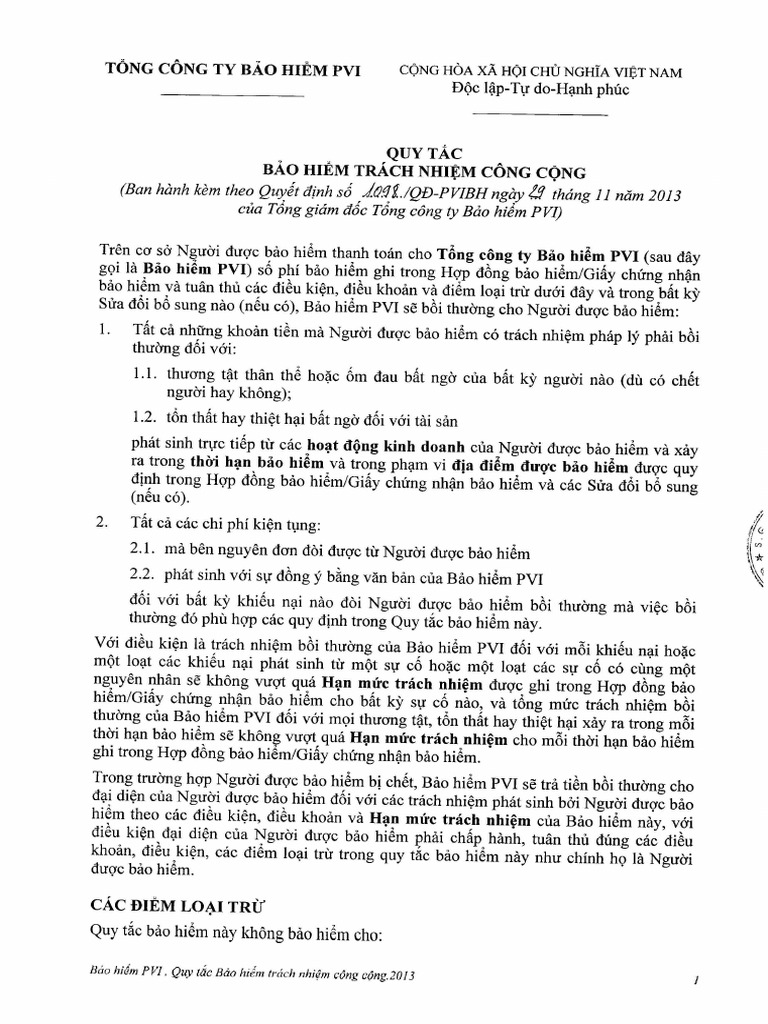 QTBH TN Cong Cong - 1.1.2014 | PDF