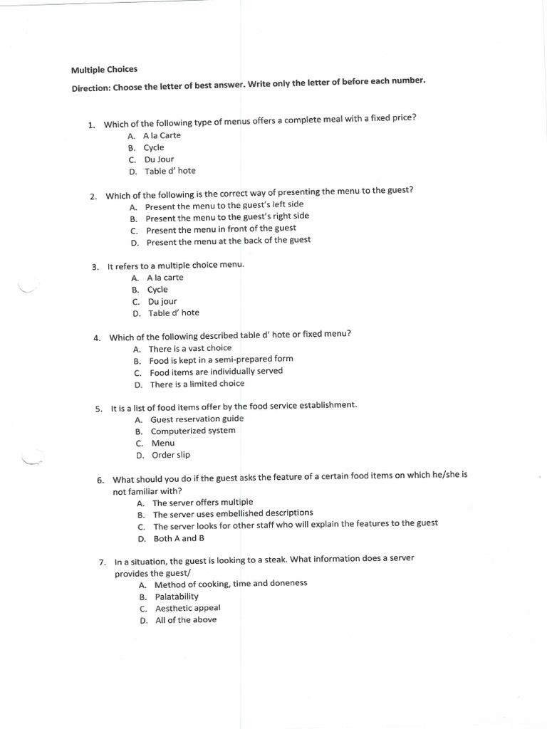 Written Test | PDF