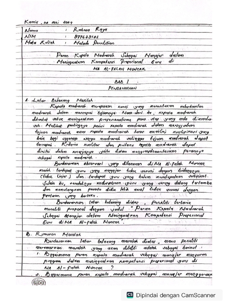 Tugas 1 Rahma Raya Metopen | PDF