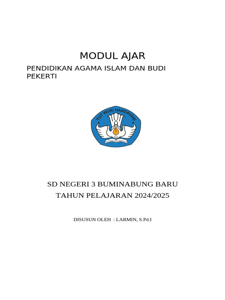 Cover Modul Ajar | PDF
