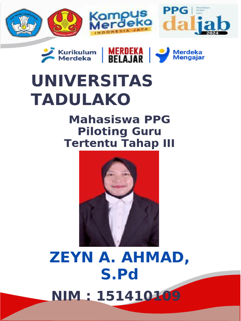 ID Card ZEYN TADULAKO | PDF