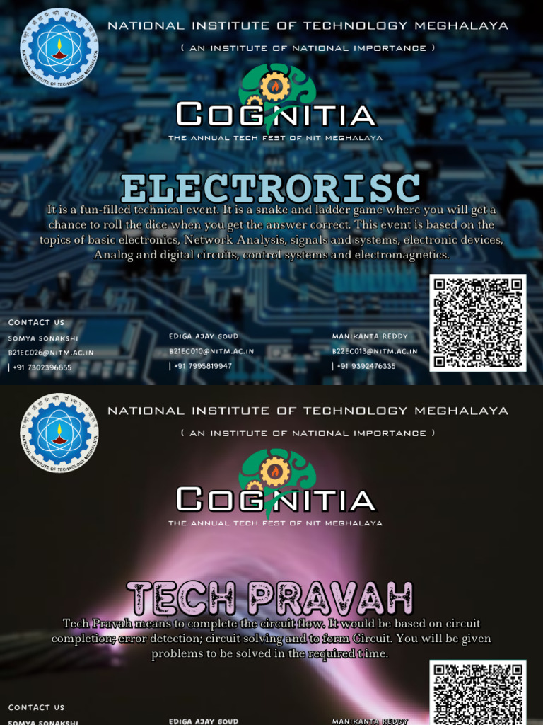 NIT Meghalaya Annual Tech Fest 2023 | PDF | Electronics | Electrical ...