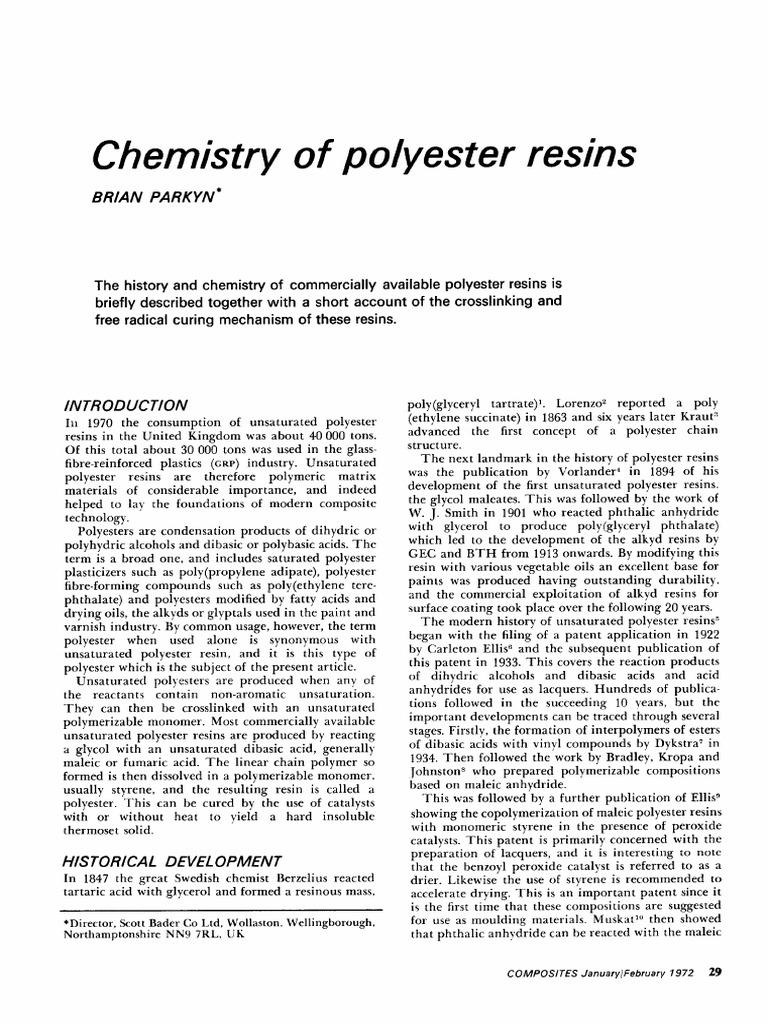 Polyester Historia Artigo | PDF