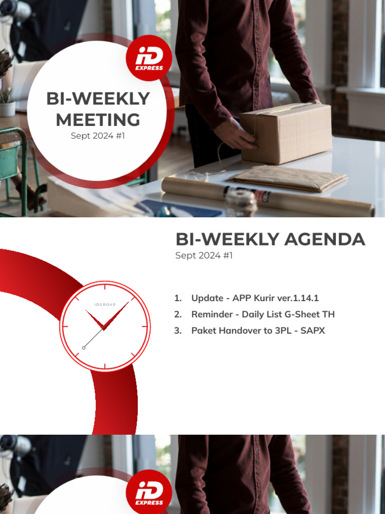 Bi-Weekly Meeting Sept 2024 #1 | PDF