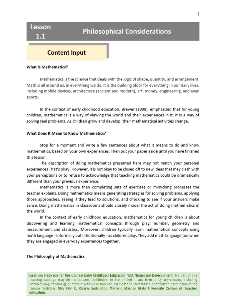 LM_Unit-1-and-2 | PDF | Curriculum | Mathematics