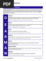 DEAR MAN GIVE FAST Worksheet PDF | PDF | Borderline Personality ...