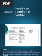 Tabela de Regência Verbal e Nominal | PDF