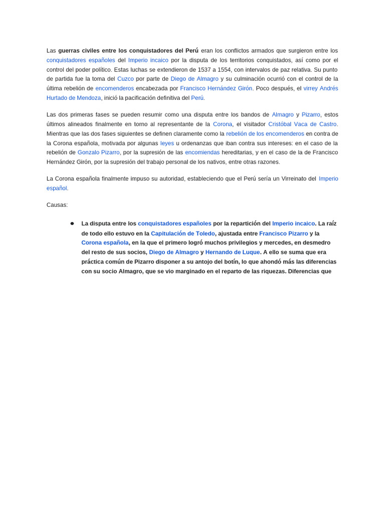 Conquistadores Españoles Imperio Incaico Capitulación de Toledo Francisco Pizarro Corona ...