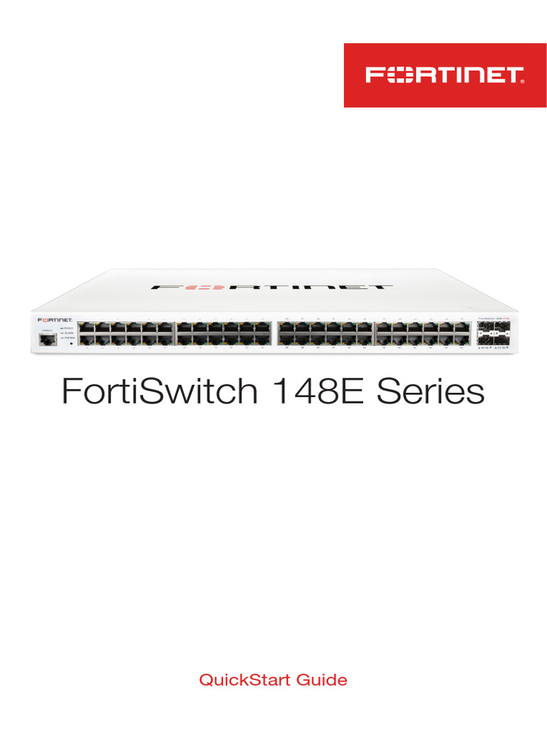 FortiSwitch 148E Series QSG | PDF | Electrical Connector | Implied Warranty