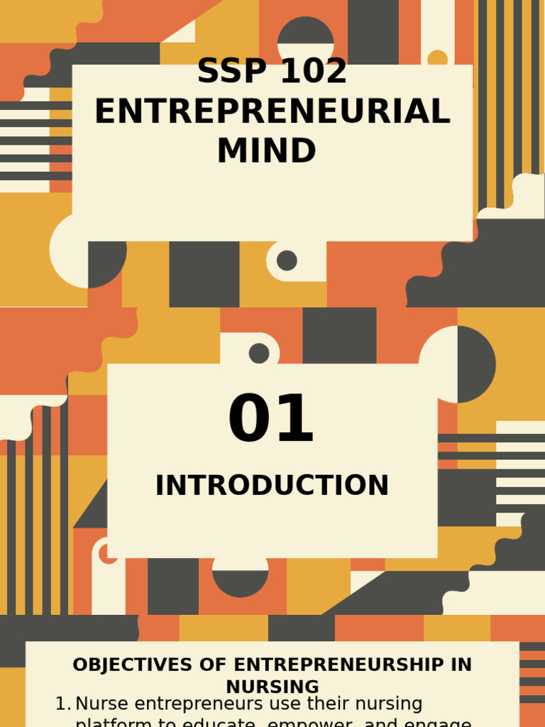 Week 1 Chapter 1-3 | PDF | Entrepreneurship | Nursing