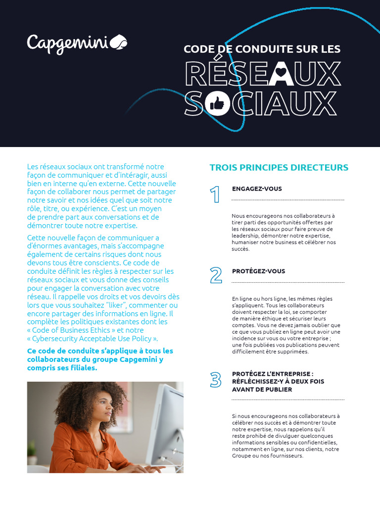Code de conduite sur les réseaux sociaux | PDF