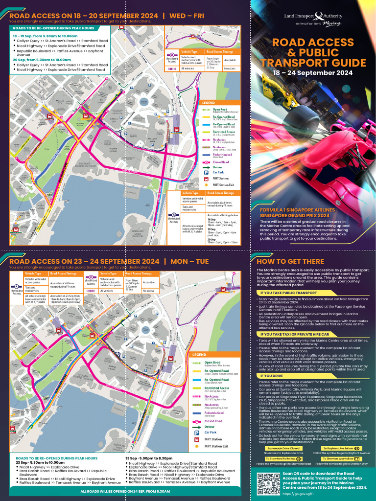 F1 Road Closure 2024 | PDF | Vehicles | Economies