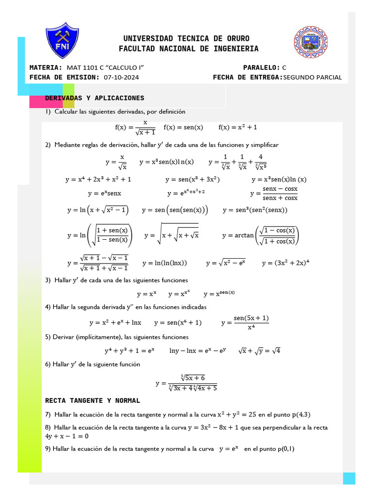 Mat 1101 C Pract 2 - 102703 | PDF | Euclides | Geometría