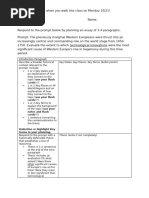 AP World History Writing Guidelines | PDF