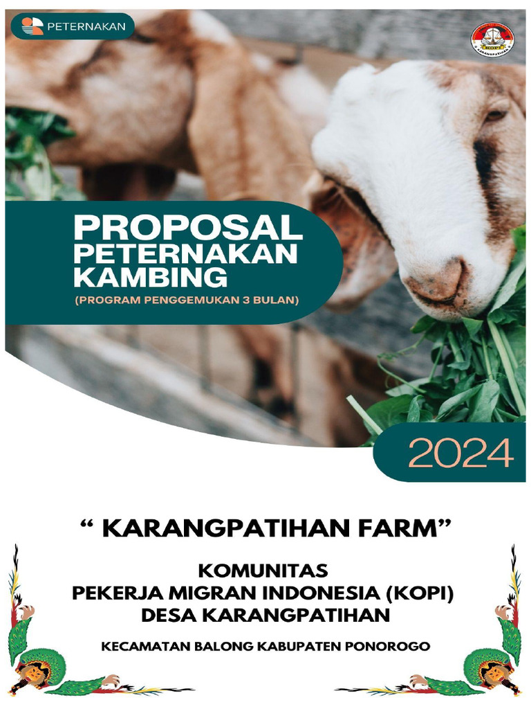 PROPOSAL USAHA PETERNAKAN KAMBING | PDF