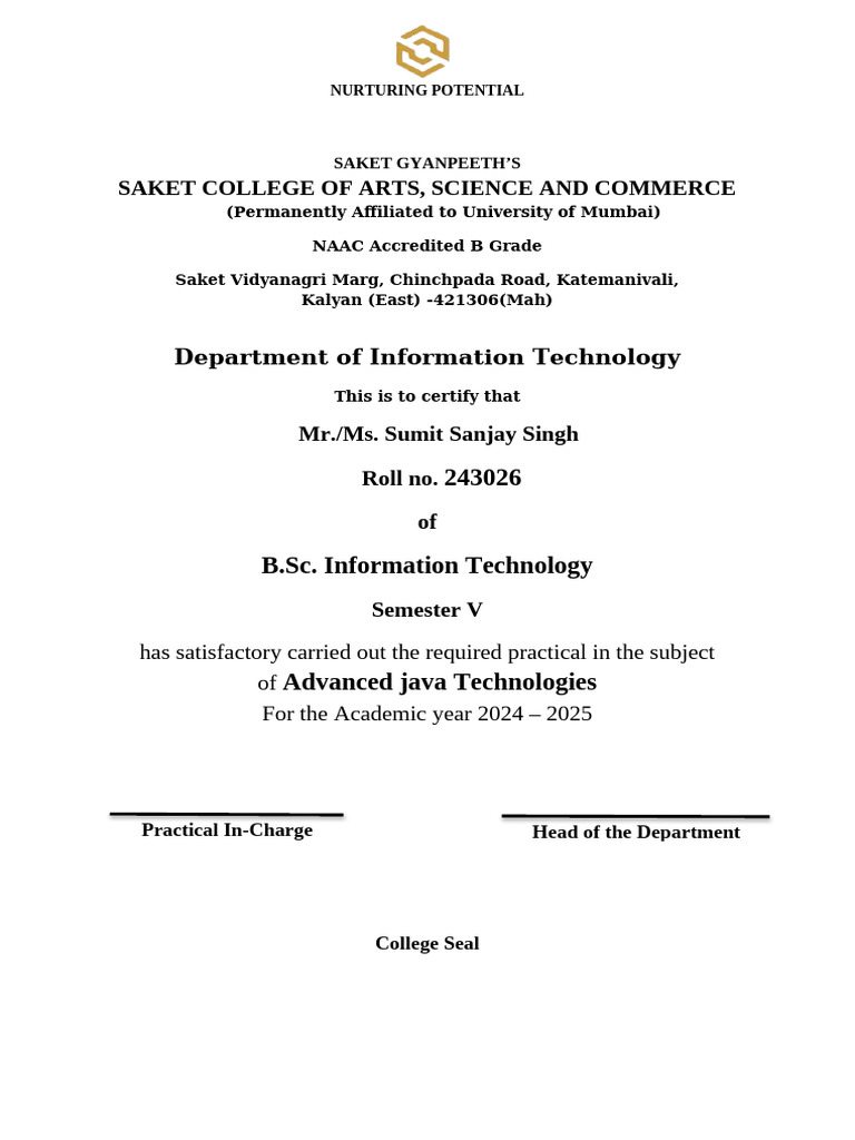 sumit-java-certificate | PDF sumit-java-certificate | PDF