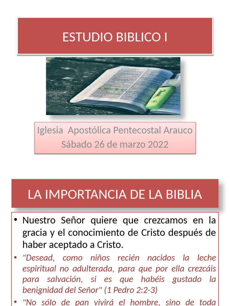 Estudio Biblico i | PDF | Vida eterna (cristianismo) | Cristo (título)