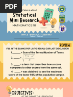 Grade 10 Math 4th Quarter Plan | PDF | Percentile | Cognitive Science
