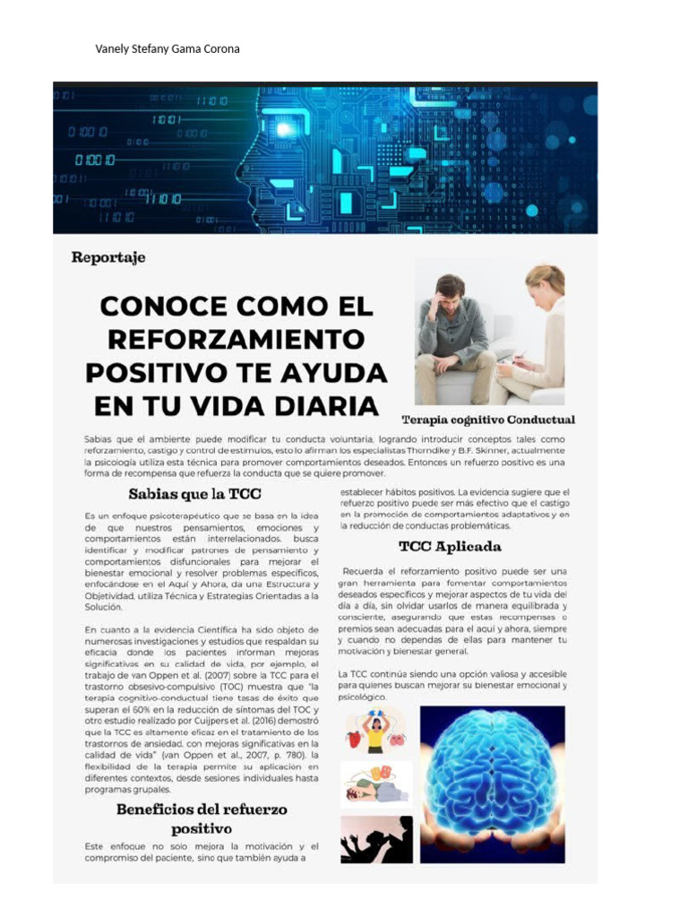 Reforzamiento Positivo VSGC | PDF