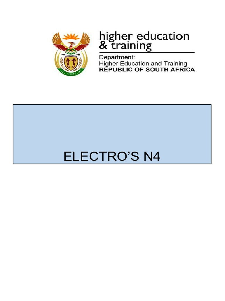 Electrotechnics N4 - Set 5 MG | PDF | Electrodynamics | Electricity