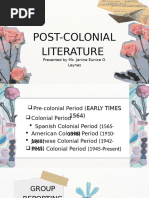 Lesson 5 - Post Colonial Period | PDF
