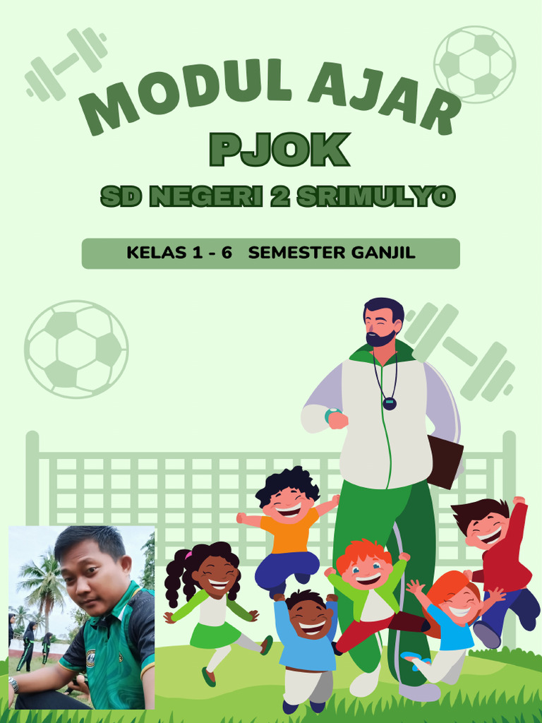 Sampul Buku Modul Ajar PJOK Hijau Ilustrasi Sederhana - 20240729 ...