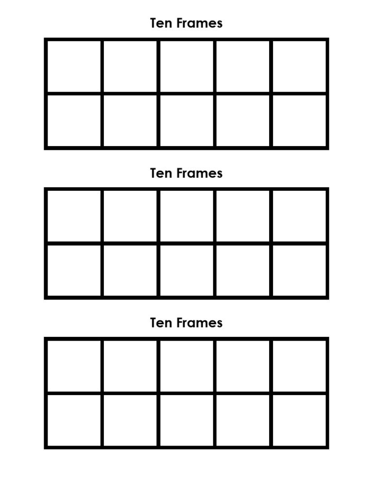 Ten Frames | PDF