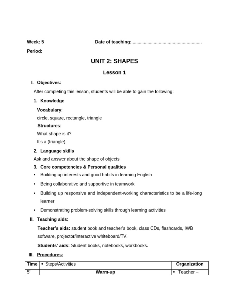 Unit 2 TA 2 Lesson 1 | PDF | Human Communication | Cognition