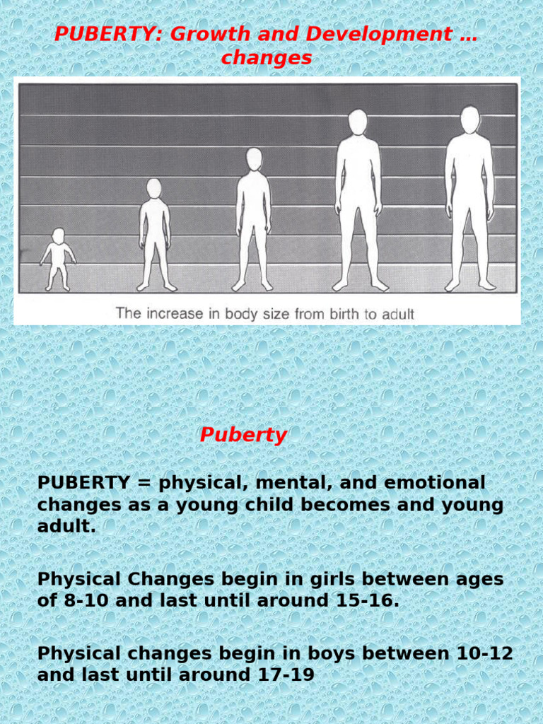 Puberty: Growth, Hormones, and Development | PDF | Adolescence | Puberty