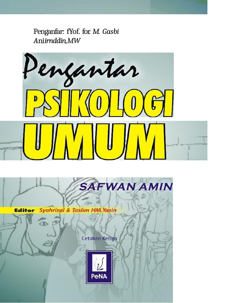 Pengantar Psikologi Umum-Safwan Amin | PDF