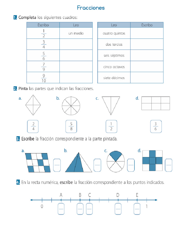 Tarea Fracciones | PDF